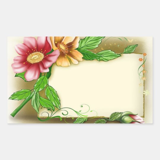 Flower Name Tags Free Printables