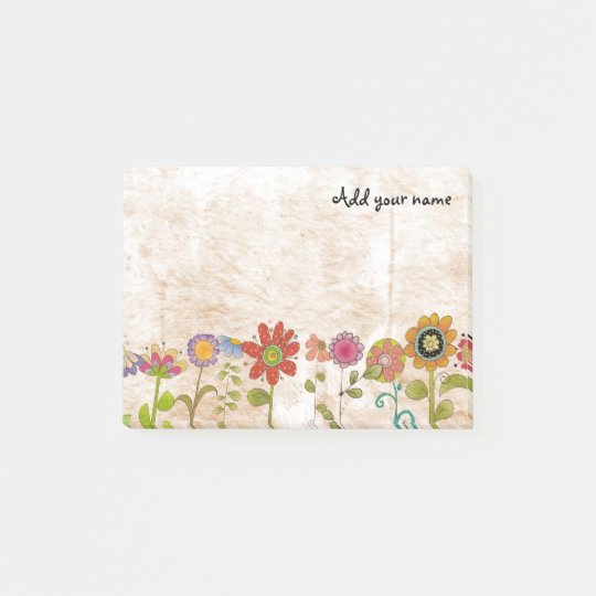 Flowers Post-it Notes | Zazzle.com
