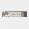 Flowery Floral Frame Name Plate | Zazzle