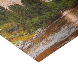 Flowing river with sky mountain and greenery tissue paper | Zazzle