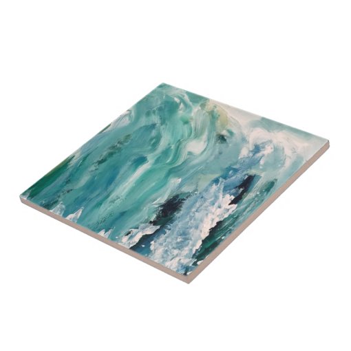 Flowing Water Ceramic Tile | Zazzle