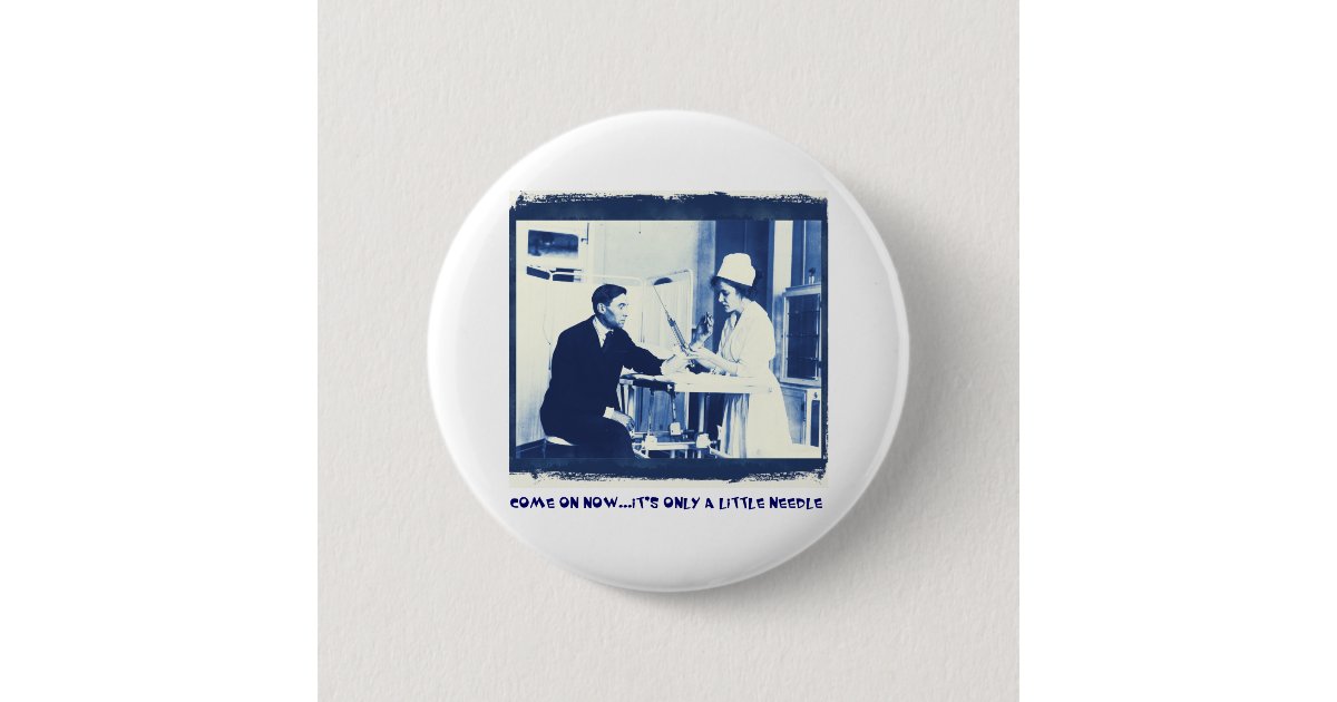 Flu Shot button | Zazzle