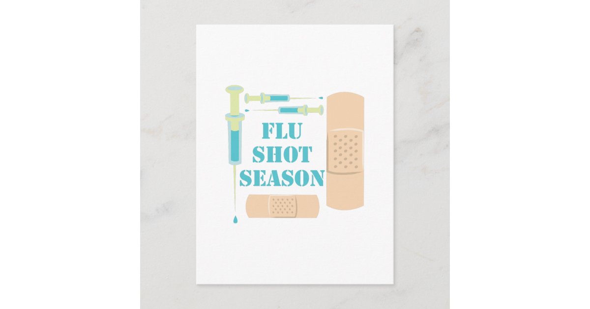 Flu Shot Postcard | Zazzle