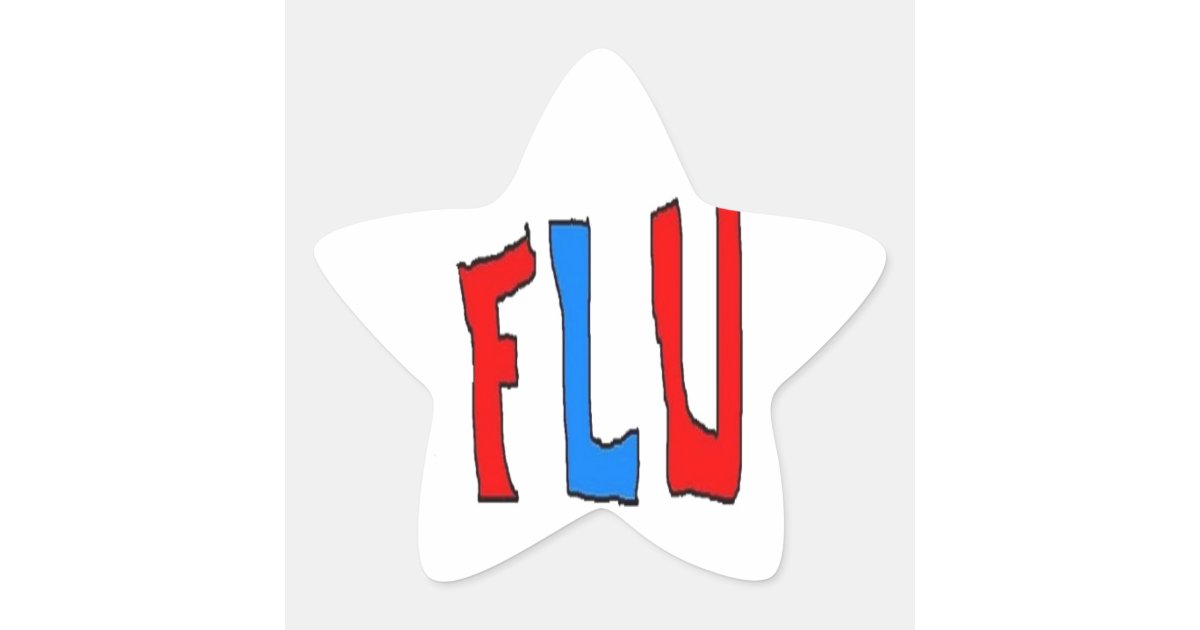 Flu Star Sticker | Zazzle