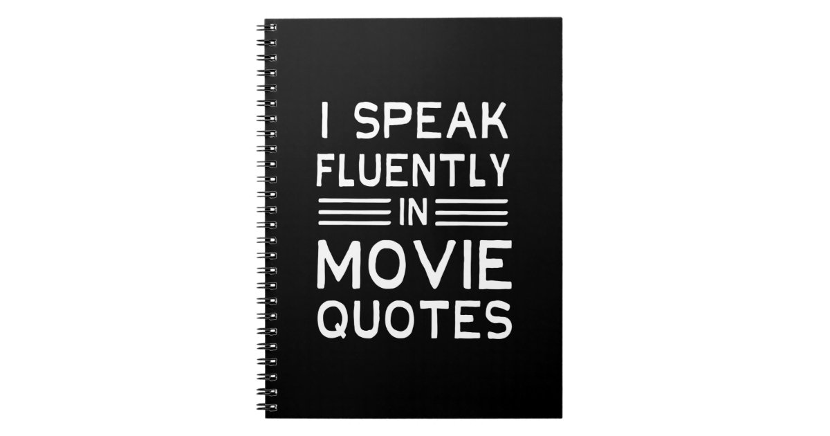 Fluent in Quotes Notebook | Zazzle