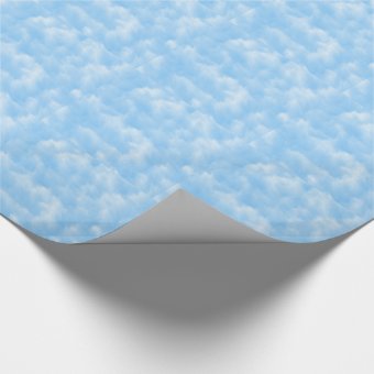 Fluffy Clouds Wrapping Paper | Zazzle