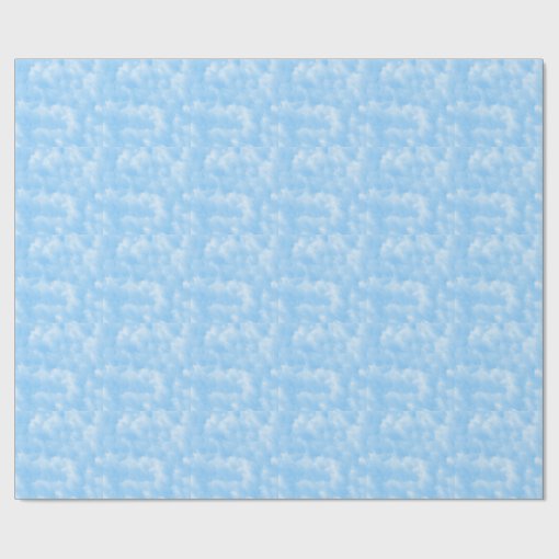 Fluffy Clouds Wrapping Paper | Zazzle