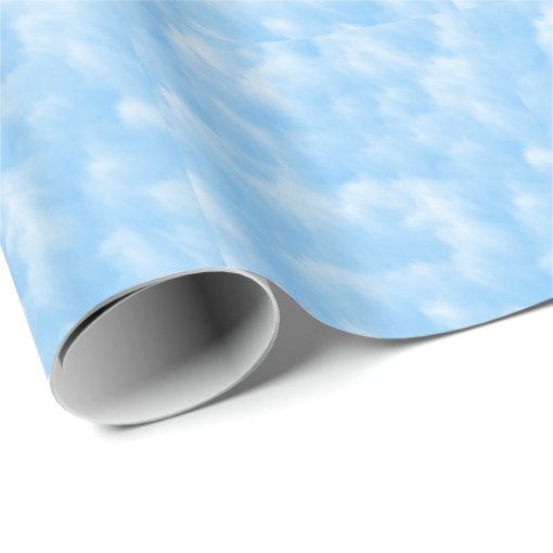 Fluffy Clouds Wrapping Paper | Zazzle