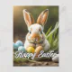 Fluffy Little Easter Bunny Rabbit Postcard | Zazzle