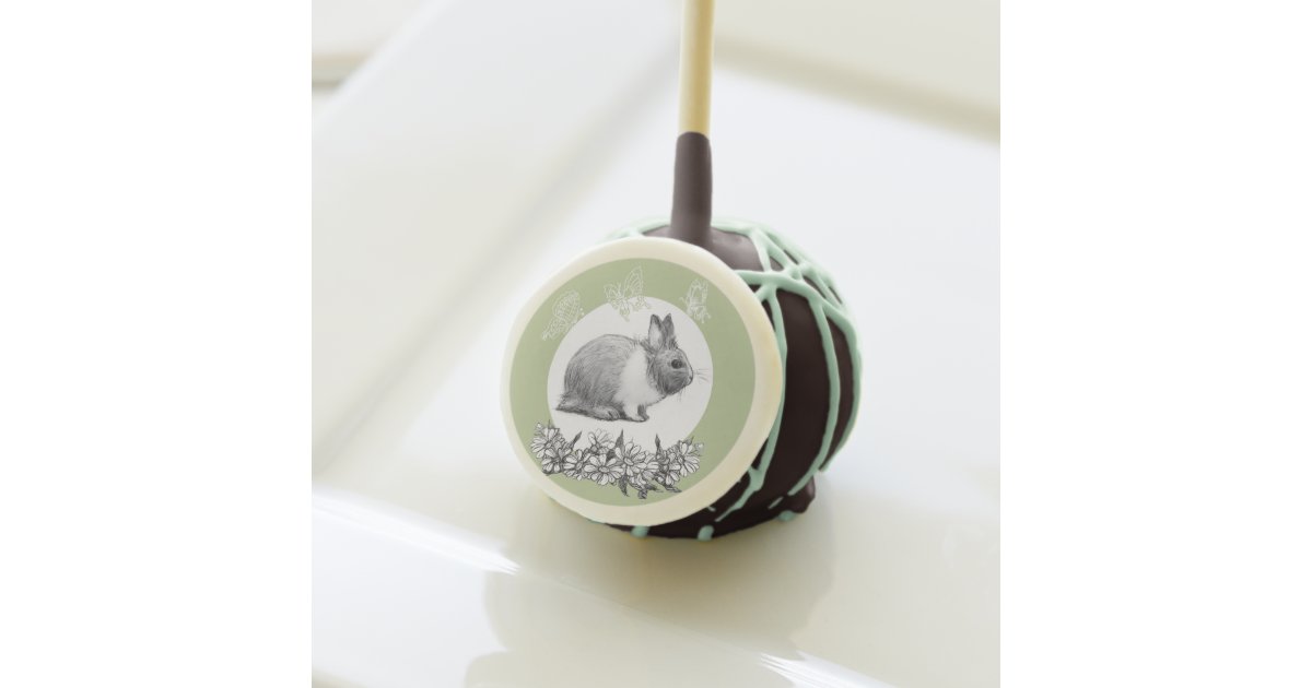 Fluffy the rabbit cake pops | Zazzle