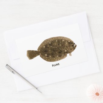 Fluke Rectangular Sticker | Zazzle