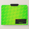 Fluorescent 2in1 Neon Elegant Business Card & File Folder | Zazzle