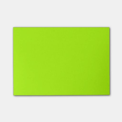 Fluorescent Green Post-It Notes | Zazzle