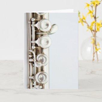 Flute Greeting Card | Zazzle