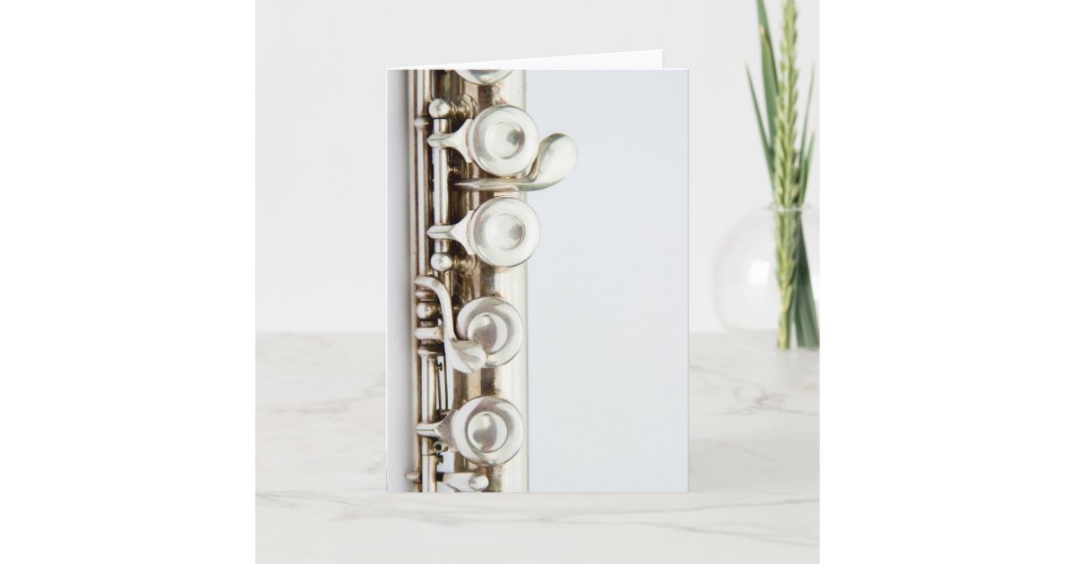 Flute Greeting Card | Zazzle