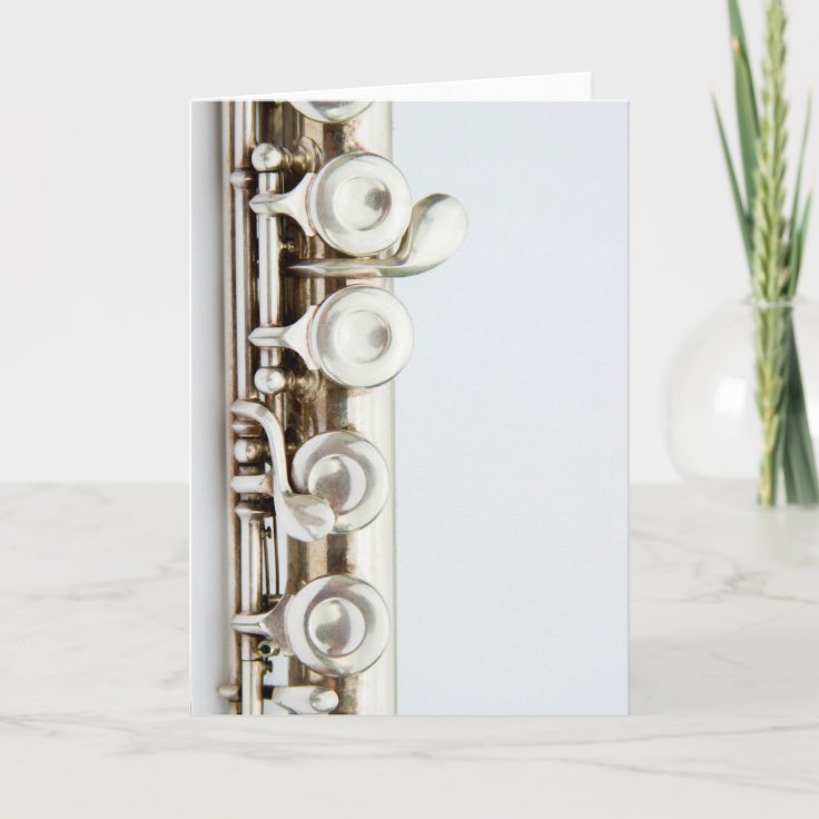 Flute Greeting Card | Zazzle