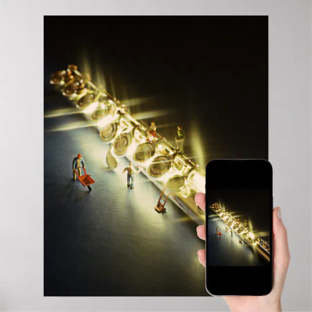Flute or Flutist Poster | Zazzle