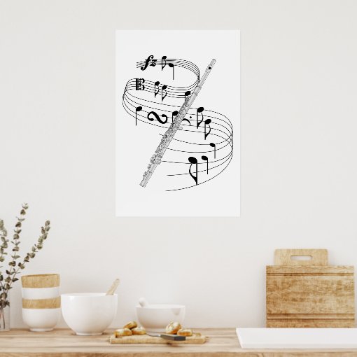 Flute Poster | Zazzle