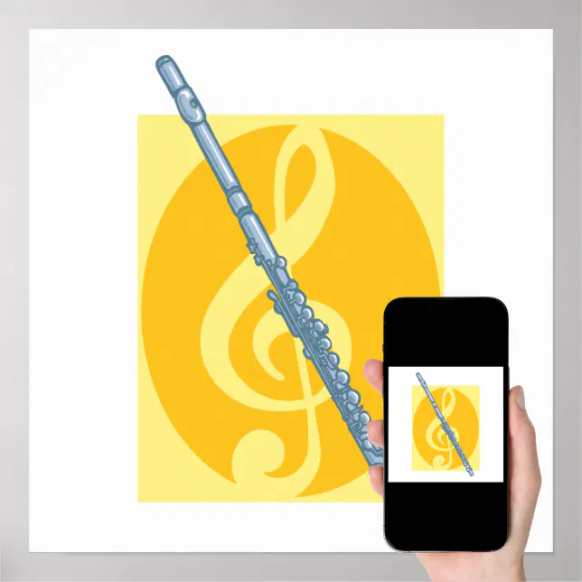 Flute Poster | Zazzle