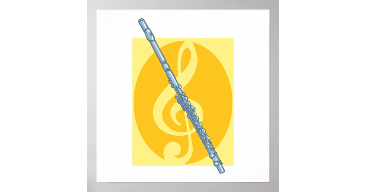 Flute Poster | Zazzle