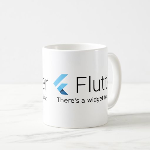 Flutter: There's a widget for that Coffee Mug | Zazzle