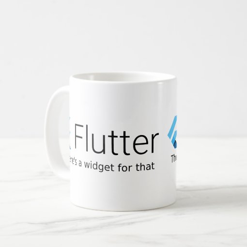 Flutter: There's a widget for that Coffee Mug | Zazzle