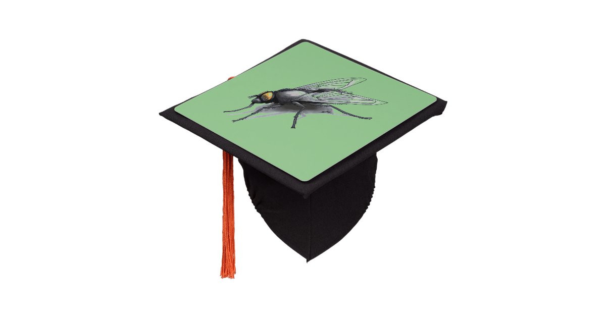 Fly Buddy green graduation cap | Zazzle