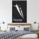 Fly Concorde vintage style travel poster Canvas Print | Zazzle