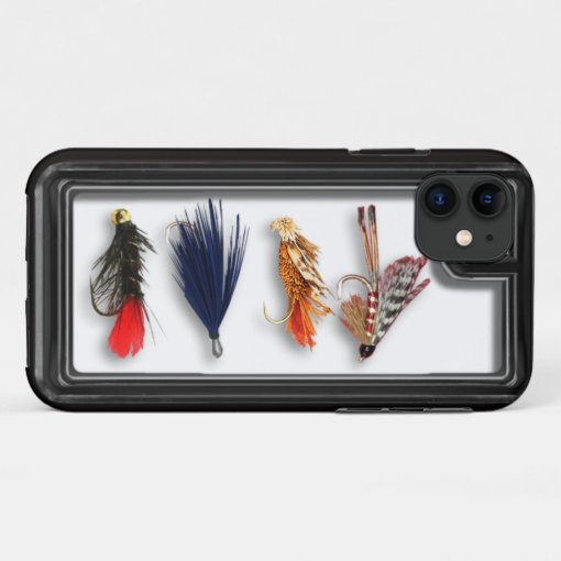 Fly fishing flies - realistic box Case-Mate iPhone case | Zazzle