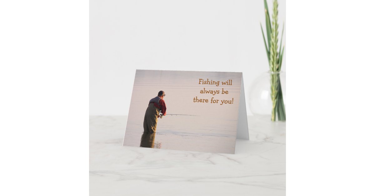 Fly Fishing Get Well Soon Card | Zazzle