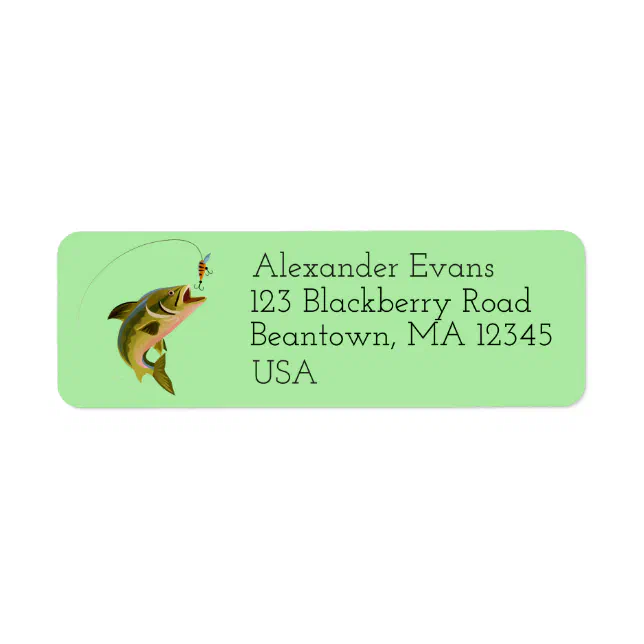 Fly Fishing Label | Zazzle