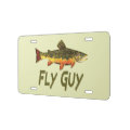 Fly Fishing License Plate | Zazzle
