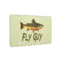 Fly Fishing License Plate | Zazzle