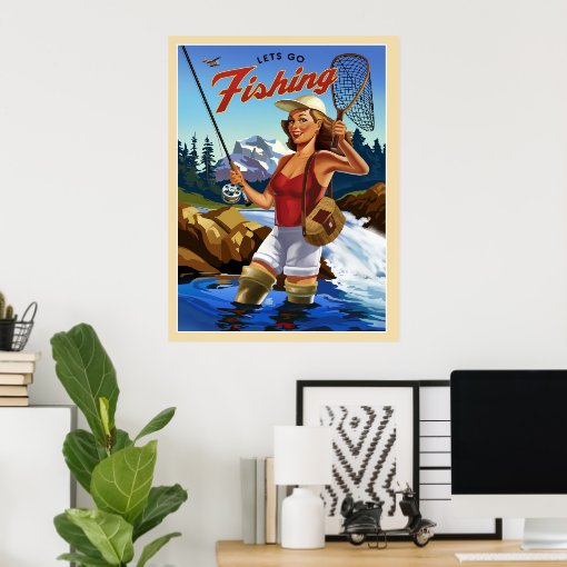 Fly Fishing Poster | Zazzle