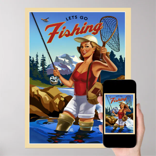 Fly Fishing Poster | Zazzle