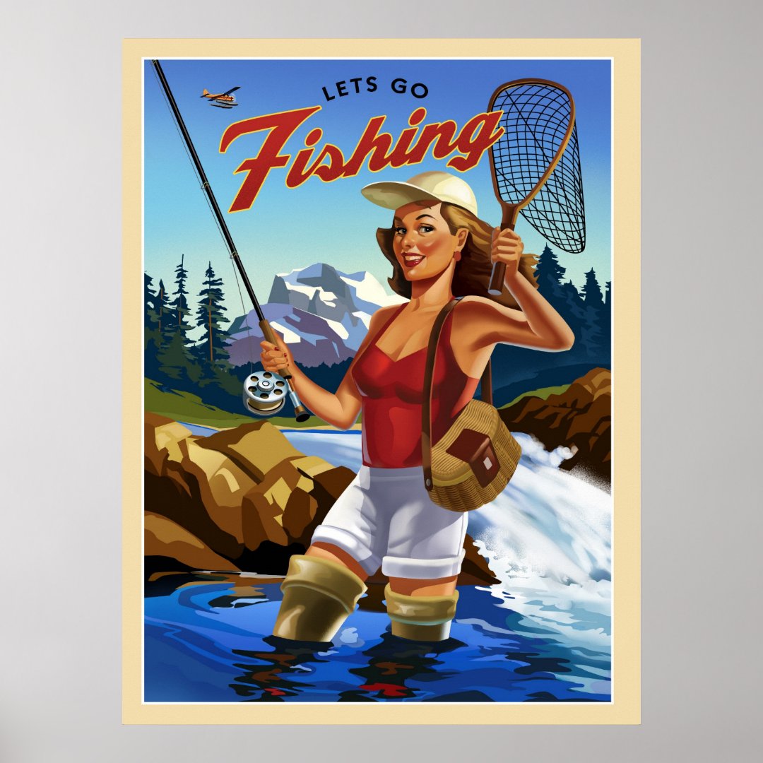 Fly Fishing Poster | Zazzle