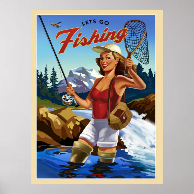 Fly Fishing Poster | Zazzle