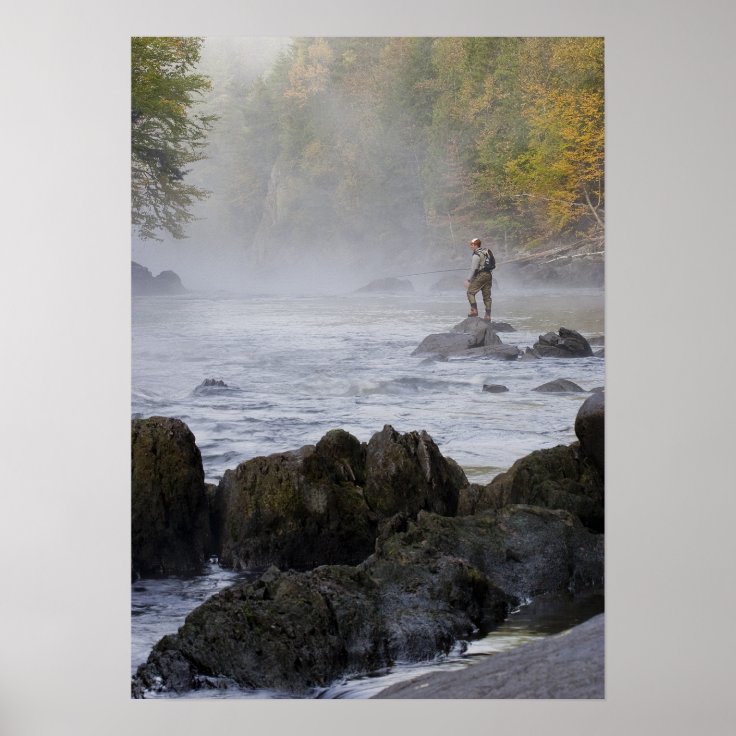 Fly Fishing Poster | Zazzle