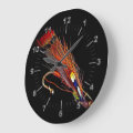 Fly fishing store large clock | Zazzle