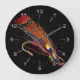Fly fishing store large clock | Zazzle