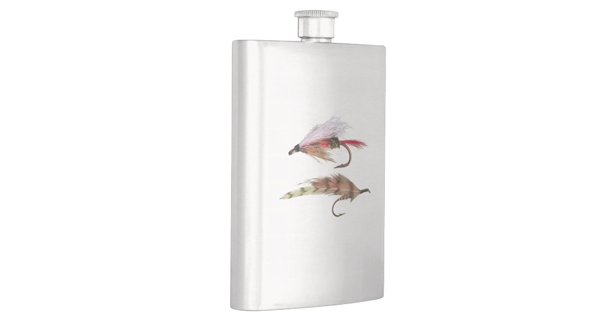 FLY FISHING THEME FLASK | Zazzle
