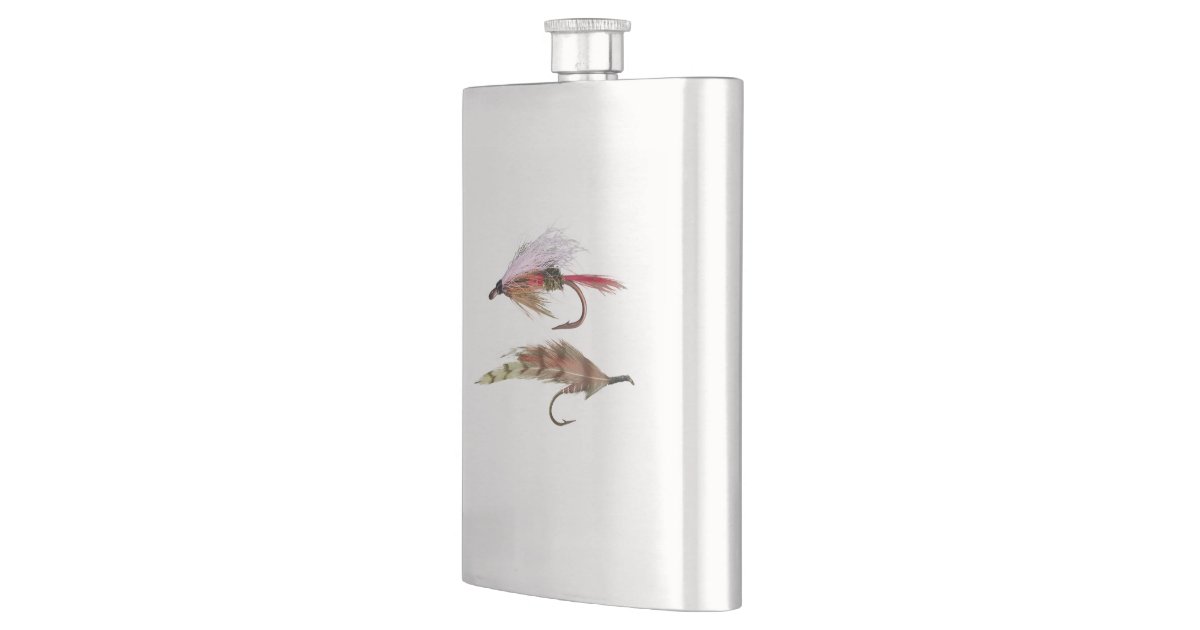 FLY FISHING THEME FLASK | Zazzle
