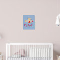 Fly High Monkey Blue Kids Room Poster | Zazzle