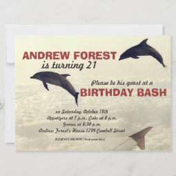 Fly High Party Birthday Invitation | Zazzle