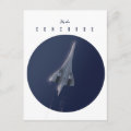 Fly The Concorde Travel poster Postcard | Zazzle