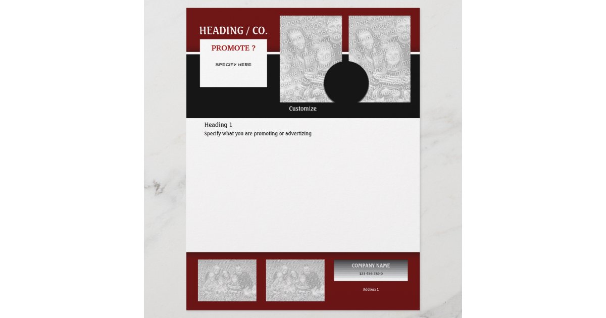 Flyer template - create your own 8.5"x11" | Zazzle