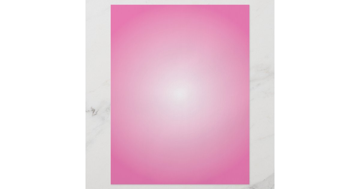 Flyer Template: Radial Gradient: Pink | Zazzle