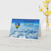 *FLYING ABOVE THE CLOUDS* CONGRATULATIONS CARD | Zazzle