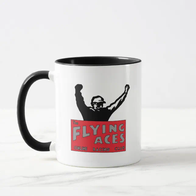 Flying Aces Black Logo Mug | Zazzle