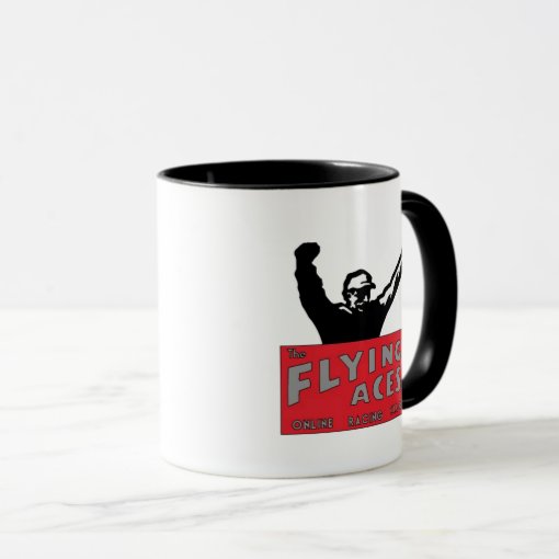 Flying Aces Black Logo Mug | Zazzle